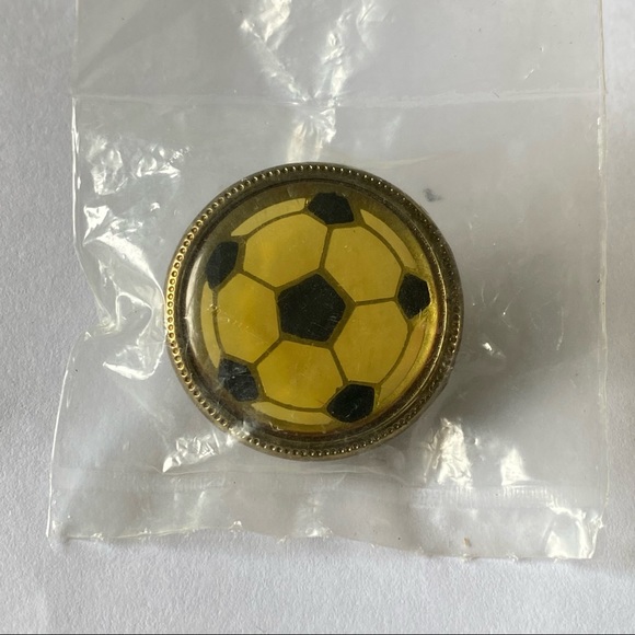 Other | Vintage Soccer Ball Pin | Poshmark